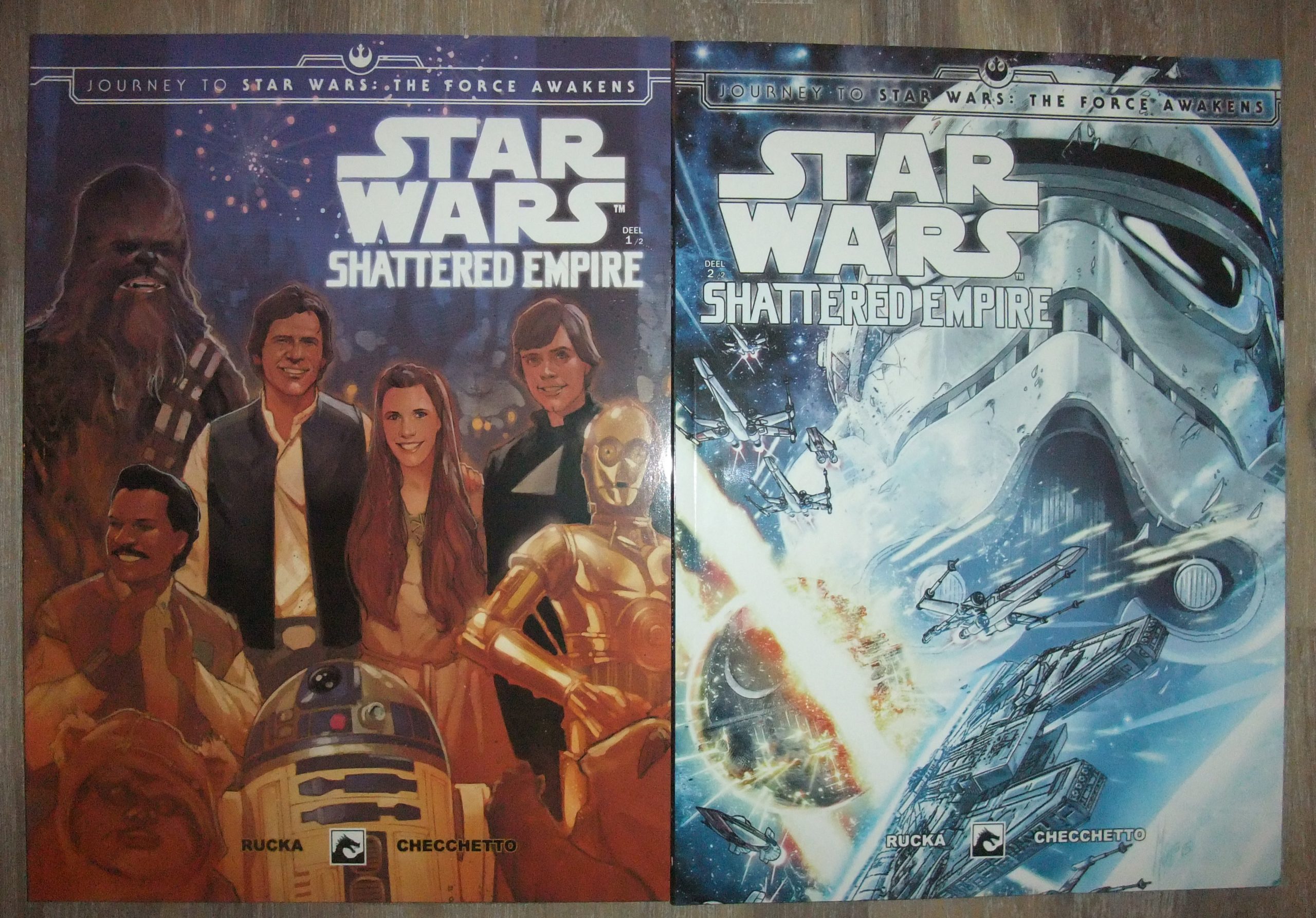 Star Wars Shattered Empire 1 en 2 / Volledig reeksje Strips in absolute ...