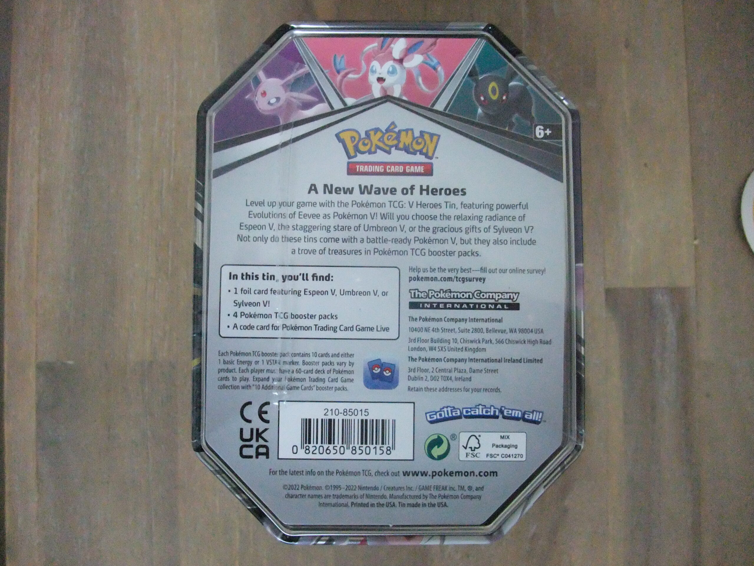 Pokemon / Spring 2022 Tin - Espeon V - U Zoekt Ik Vind