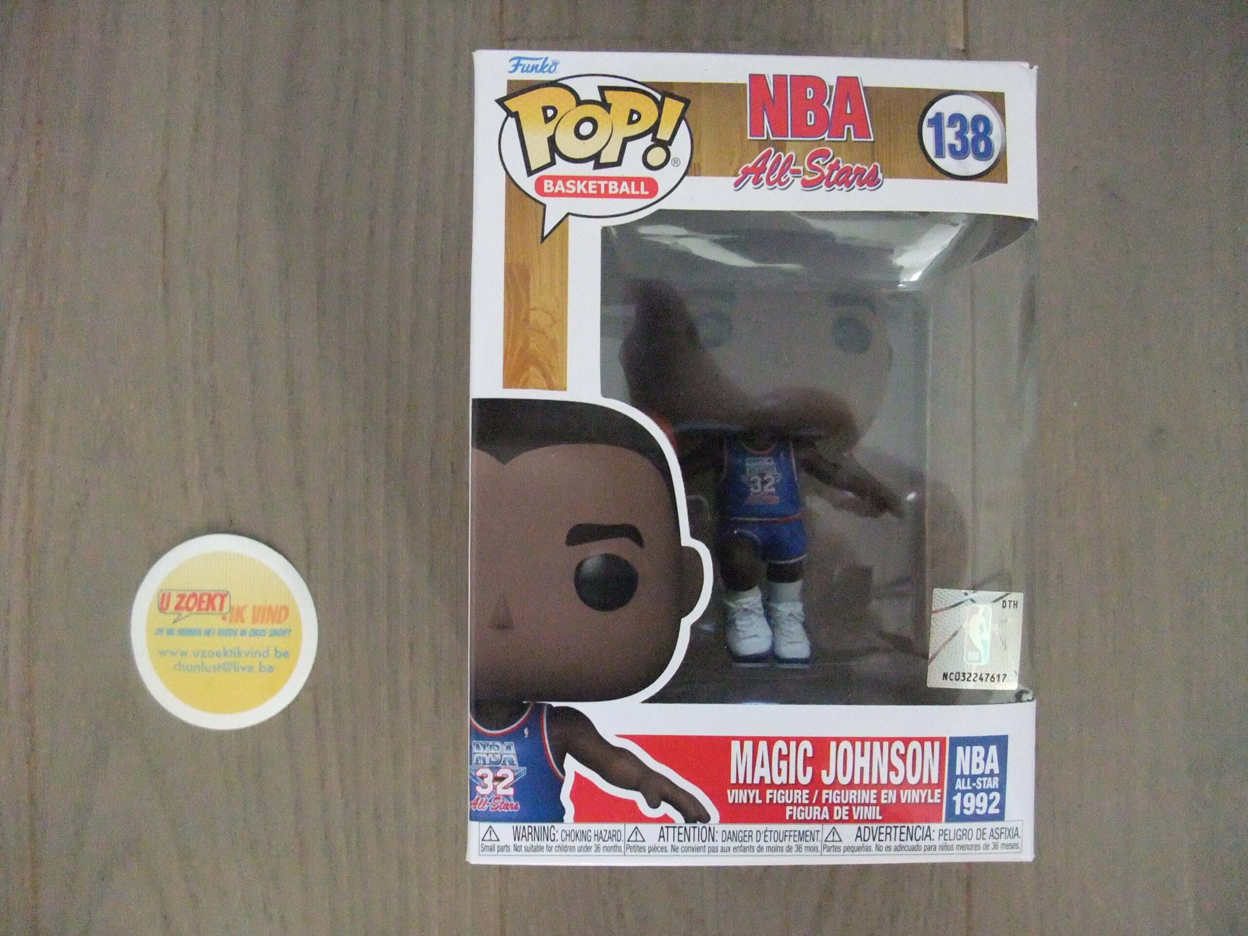 Funko / 138. NBA All-Stars : Magic Johnson - U Zoekt Ik Vind