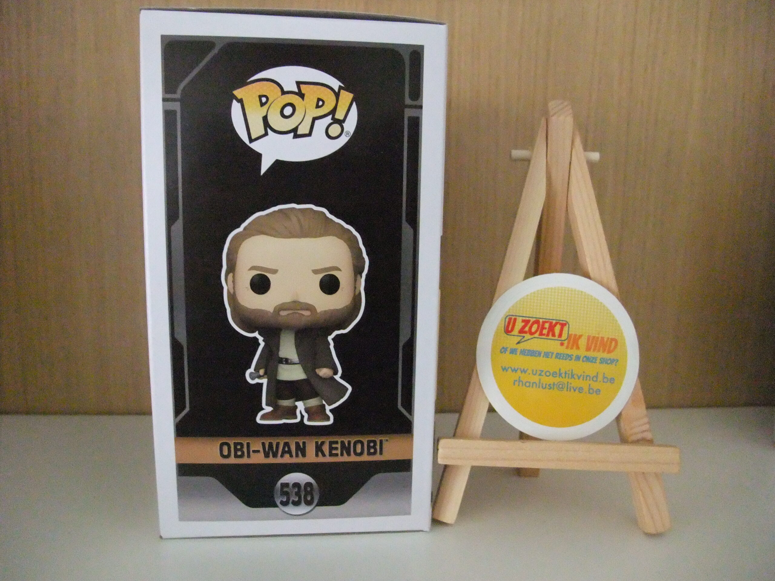 Funko / 538. Star Wars - Obi Wan Kenobi - U Zoekt Ik Vind