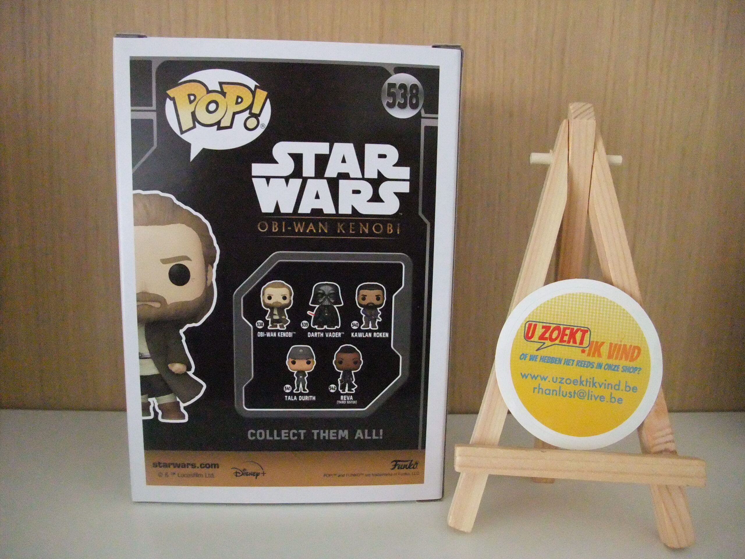 Funko / 538. Star Wars - Obi Wan Kenobi - U Zoekt Ik Vind